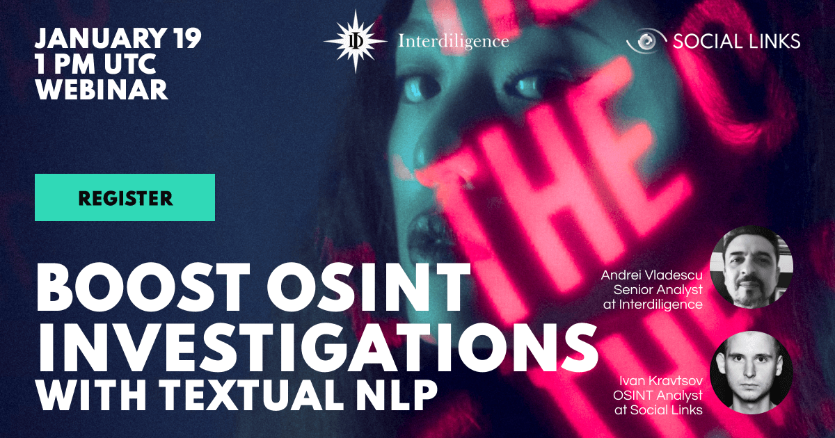 [Webinar] NLP: A Crucial Discipline for the OSINT Analyst